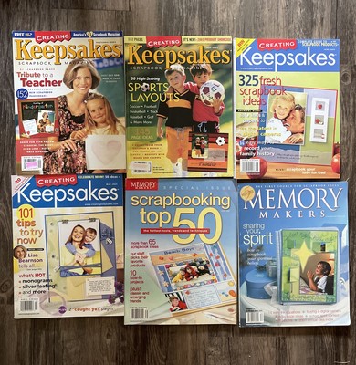 Creating Keepsakes (4) Memory Makers(2) Magazines 2001-2004 Lot Of 6 | eBay