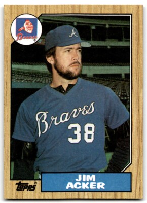 1987 Topps Jim Acker Atlanta Braves #407 | eBay