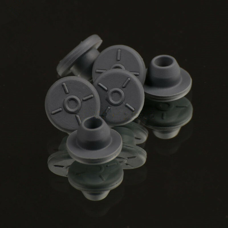 100pcs Rubber Stoppers Self Healing Injection Ports Inoculation For ...
