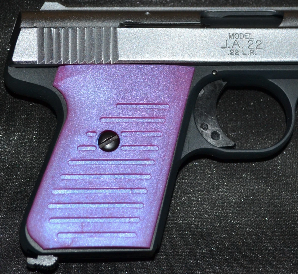 Pink Gun With Pearl Handle