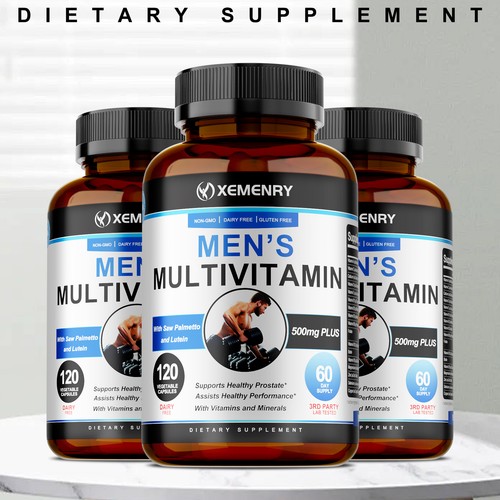 Men's Multivitamin - MultiMineral - Boost Metabolism, Muscle, Immune ...