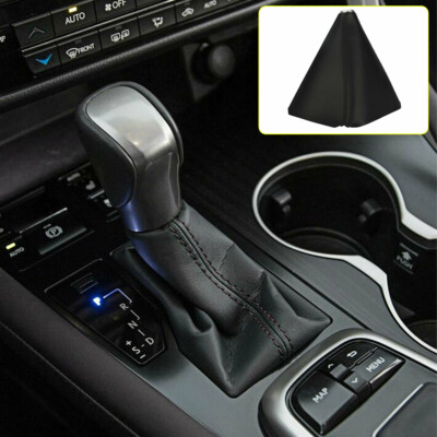 Universal PU Leather Car Gear Shift Collars Car Manual Stick Shifter ...