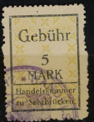 Germany Saar local revenue Saarbrücken trade board fiscal | eBay