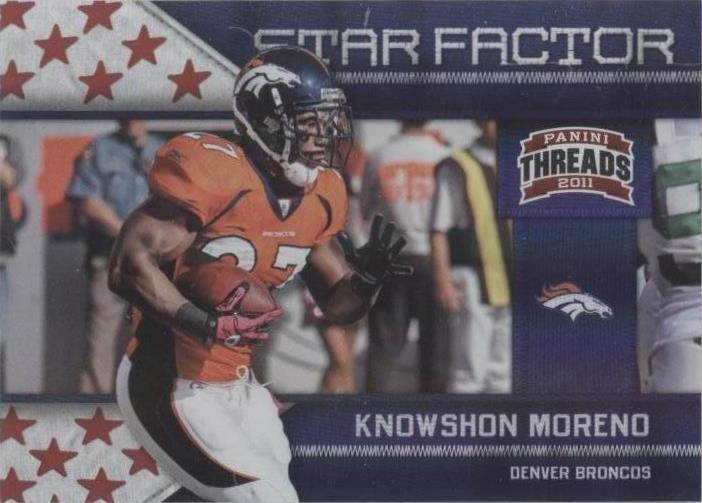 2011 Panini Threads - Star Factor Knowshon Moreno #16 Century Proof ...