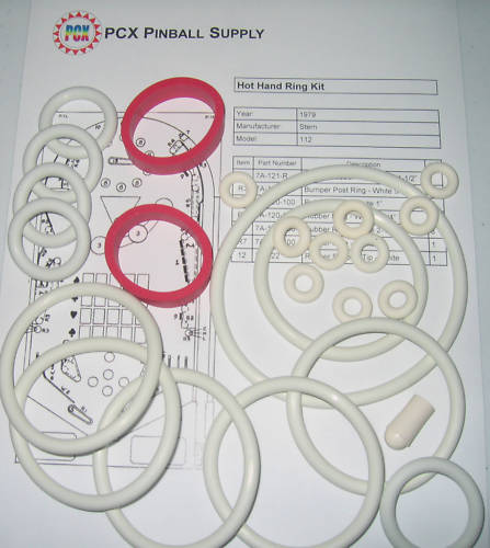 1979 Stern Hot Hand Pinball Rubber Ring Kit | eBay