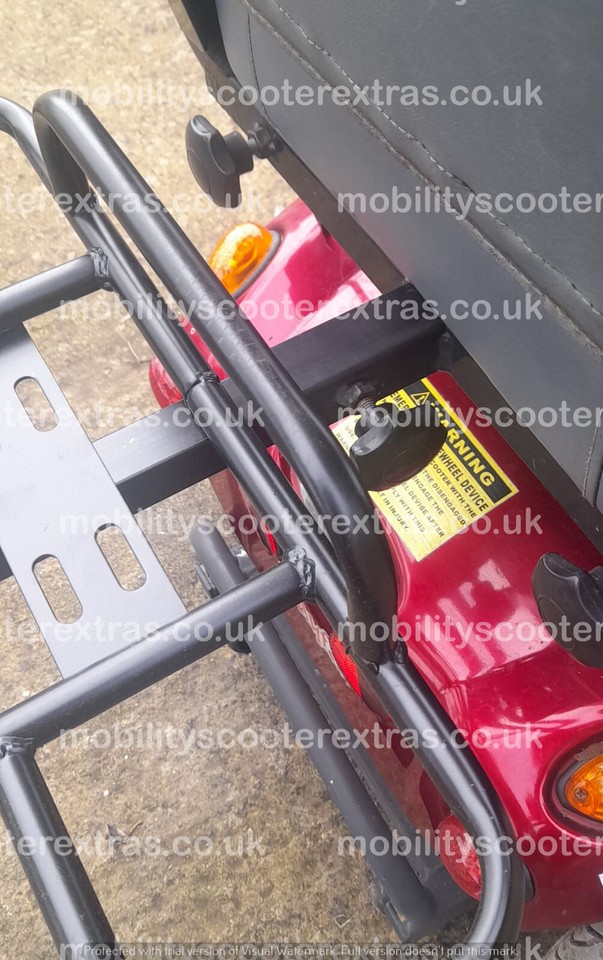 Mobility Scooter Rear Cargo Shoping Fishing Load Accessory Rack MSE BAK ...