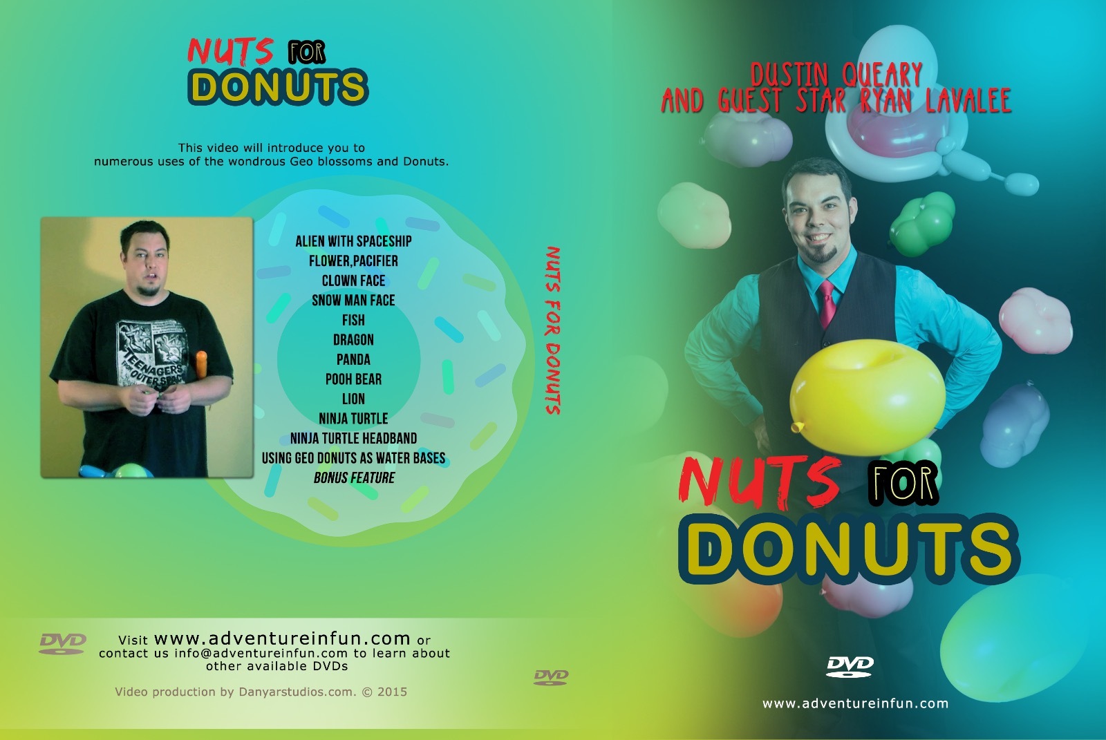 Balloon Twisting DVD - Nuts For Donuts - Dustin Queary - 2015 Release ...