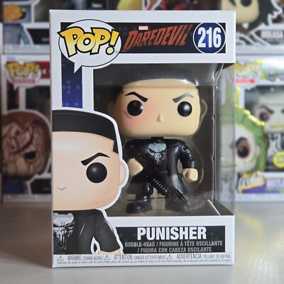 Funko Pop! Marvel DareDevil - Punisher #216 And Pop Protector ...