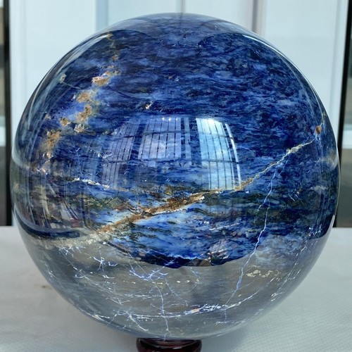 Blue Sodalite Ball Sphere Healing Crystal Natural Gemstone Quartz Stone ...