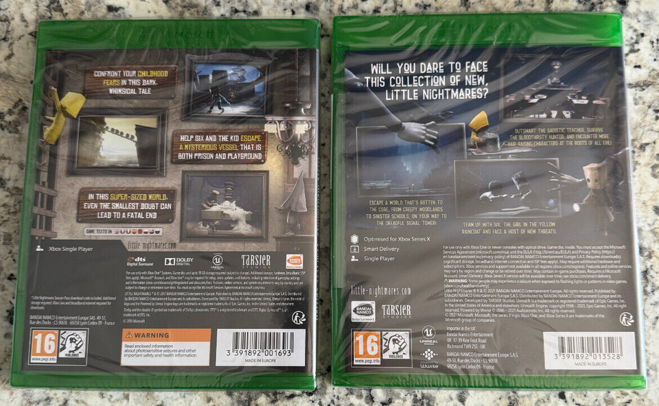Little Nightmares I and II Dual Pack 2 games Xbox One Brand New Sealed ...