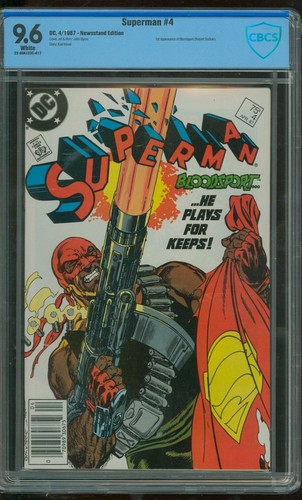Superman 4, CBCS 9.6 1st Bloodsport 1986 DC Comics KEY | eBay
