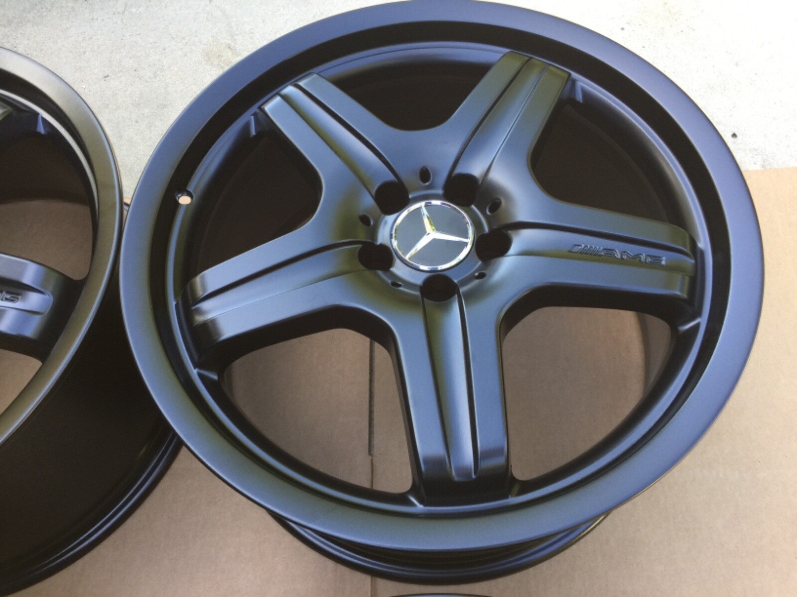 20" NEW SATIN BLACK OEM ORIGINAL AMG ML63 ML55 ML550/500 GL GLS GLC GLE ...