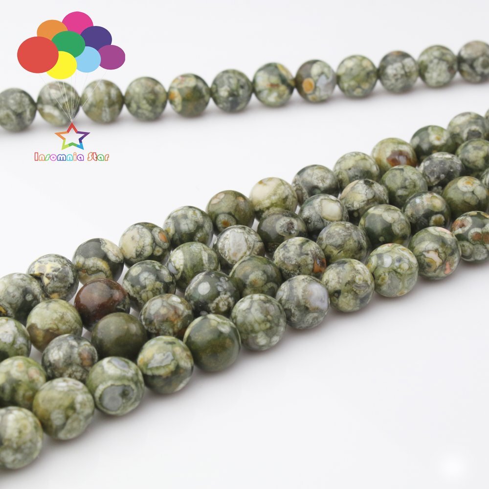 Green Rhyolite Jewelry Que Sera Stone•Llianite•Galaxy