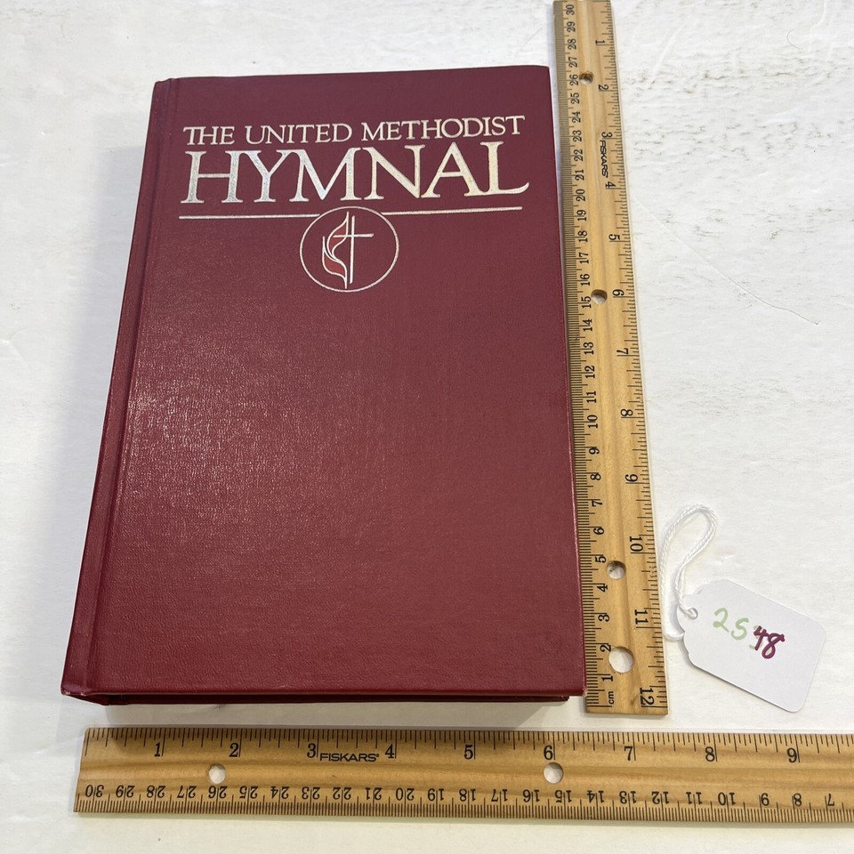 United Methodist Hymnal VTG 1989 Worship Pew Edition Dark Red Church ...