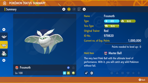 FROSMOTH | SHINY - NON SHINY | 6IV | BATTLE READY | POKEMON SCARLET ...