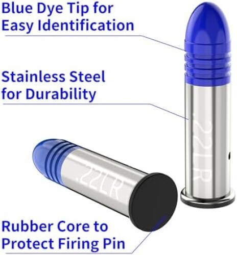 Snap Caps for 22LR/9MM/.380ACP/.45ACP/ .40 S&W/38SPL Round Action ...