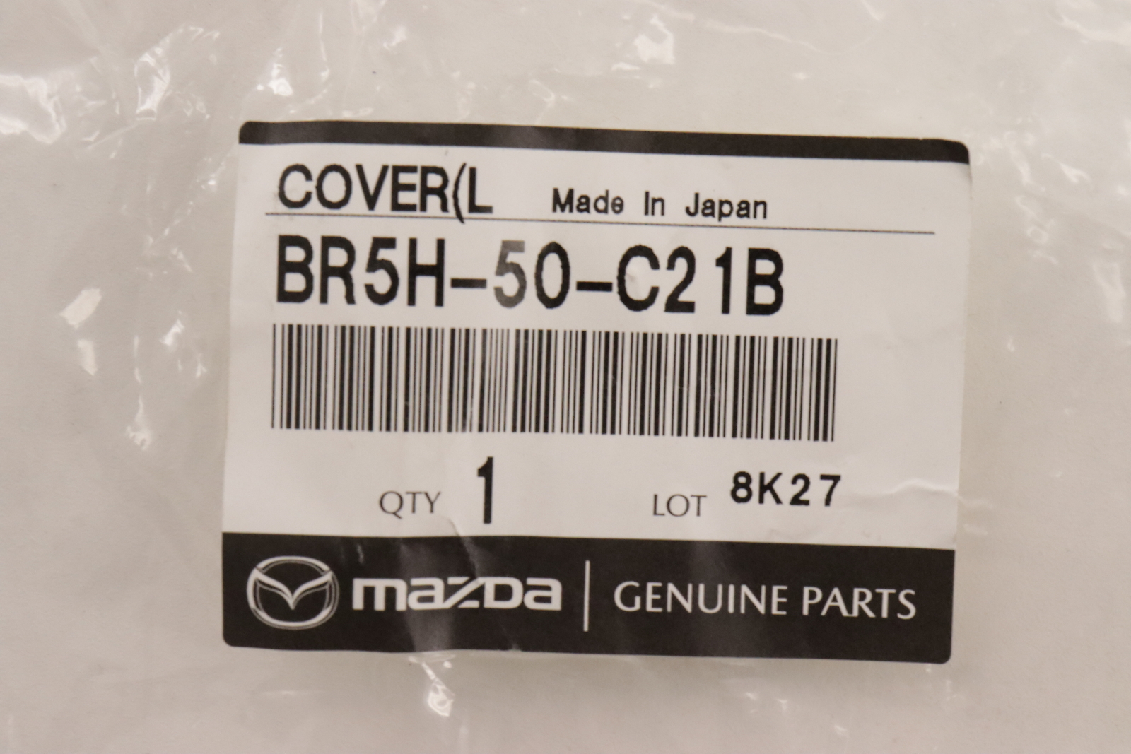 Mazda OEM 07-09 3 Front Bumper-hole Cover Left BR5H50C21B for sale ...
