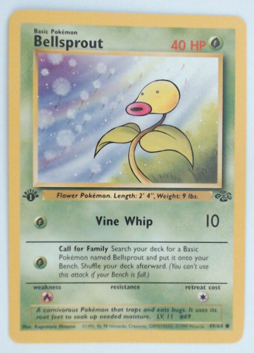 Pokemon TCG - Bellsprout - Jungle 1st Edition -Q825 | eBay