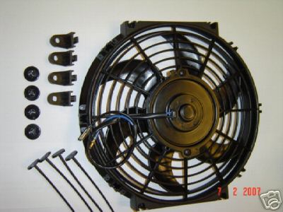 CHEVY FORD HOT ROD ELECTRIC 10" CURVED BLADE FAN | eBay Australia