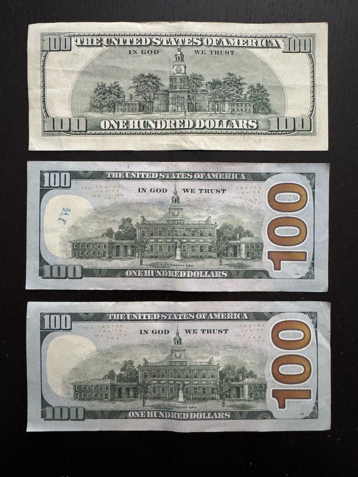 100 Dollar Bill Star Bank Note Series with Low Serial Set Of 3 Bills | eBay