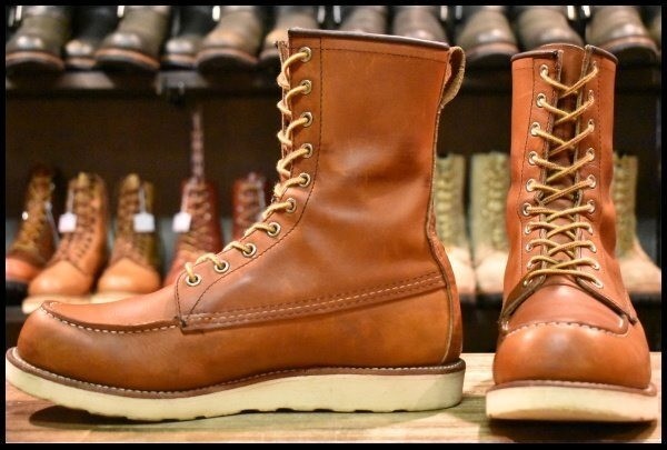 Red Wing 877 Irish Setter 9.5D Oro Legacy 2017 Leather Lace-Up Moc Toe ...