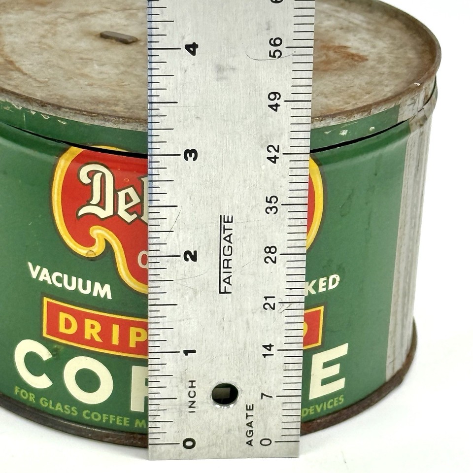Vintage Del Monte 1 Pound Coffee Tin Can Drip Grind w/ Lid READ | eBay