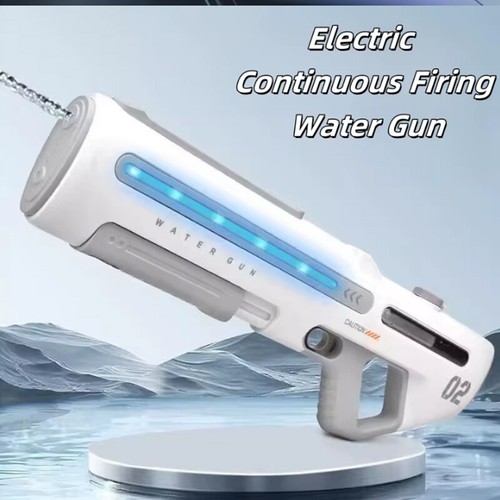 Automatic Power Electric Water Blaster Long Range w/ Light Outdoor Pool ...
