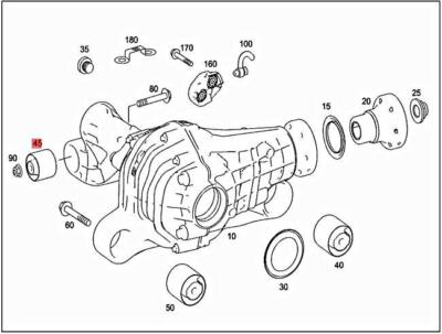 Genuine MERCEDES V251 W164 M-CLASS W164 R-CLASS W251 Bearing 2513330714 ...