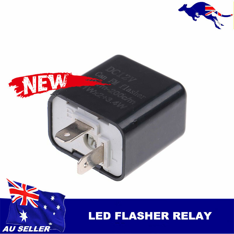 Motorcycle Turn Signal Flasher LED Indicator Flasher 2 Pin Relay