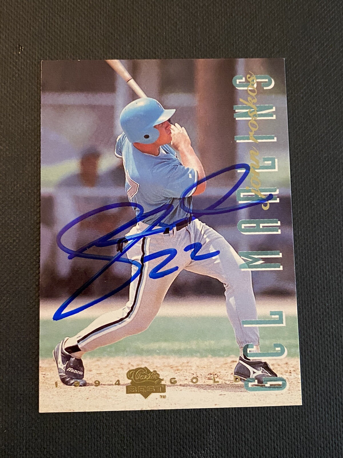 John Roskos Signed 1994 Classic Best Gold Card Auto Marlins Autograph ...