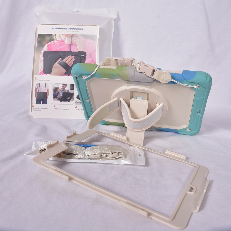 Shock Proof Tablet Case Fashion Defense Case 10.2 Milky Mul Light Blue ...