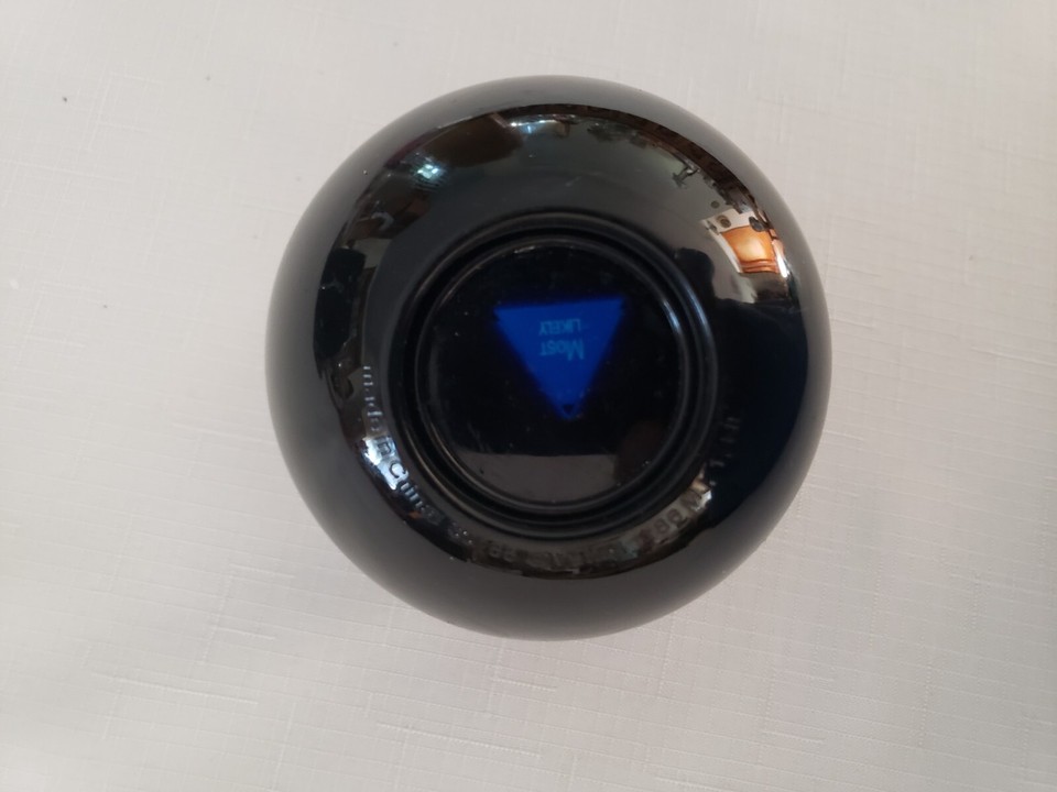 Vintage Magic 8 Eight Ball Classic Mattel Toy Fortune Teller Model ...