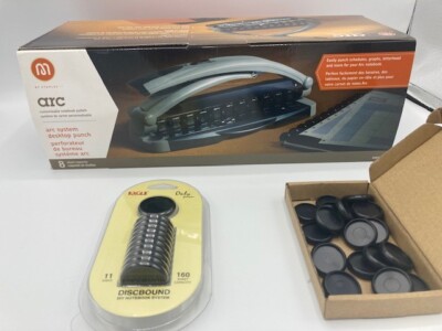 BRAND NEW Arc System Desktop Punch By Staples, #40836 Bundle with Discs ...