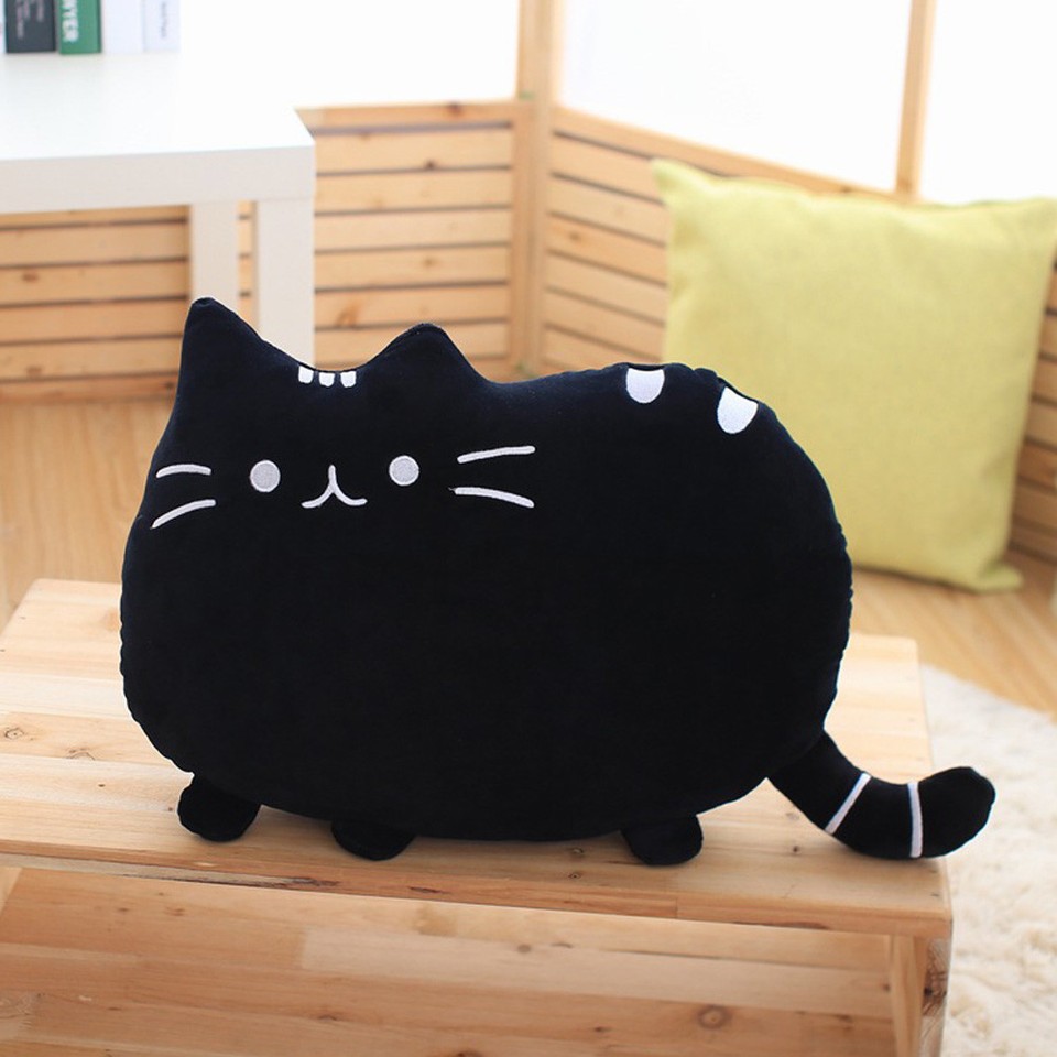 Cartoon Cat Cushion Plush Stuffed Throw Pillow Kitty Kids Toy Doll Home ...