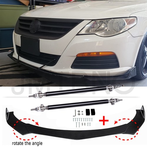 For Volkswagen VW Passat Jetta MK6 Front Bumper Lip Spoiler Splitter ...