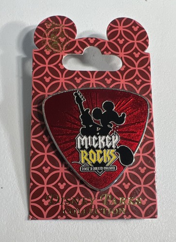 Disney WDW Rock 'N Roller Coaster Mickey Rocks Guitar Pick Pin | eBay