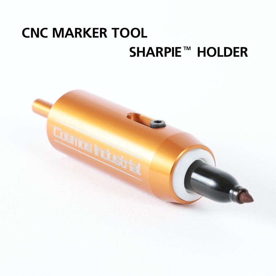 CNC MARKER TOOL, PEN PLOTTER, 3/8" SHANK **USA**, SHARPIE™ HOLDER, ANO ...