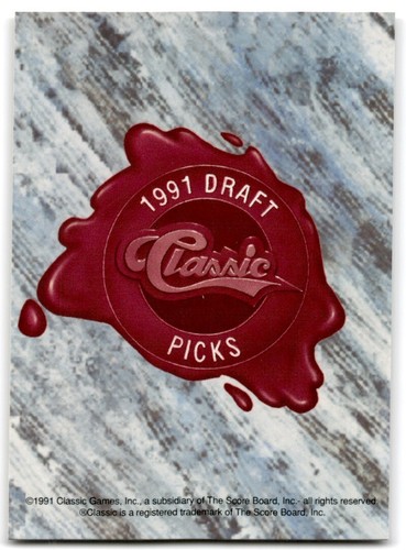 1991 Classic Draft Picks Checklist #2 #228 | eBay