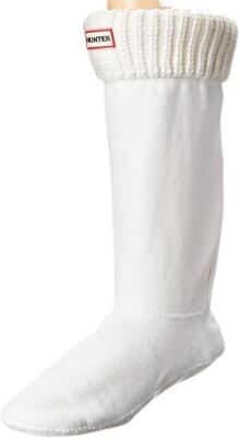 Hunter Women's Half Cardigan Boot Socks White | eBay