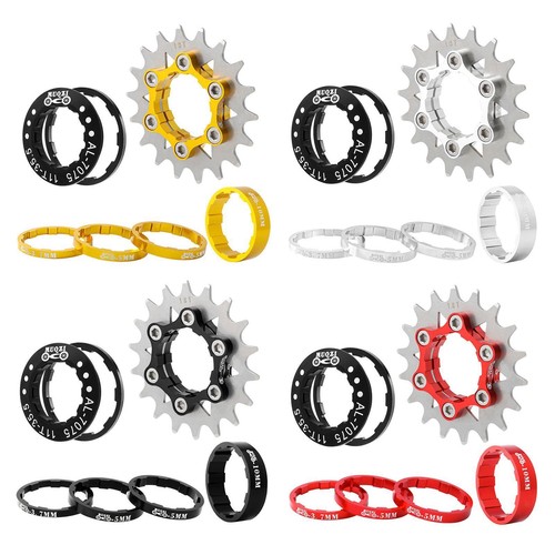 18T Single Speed Cassette Set Conversion Kit Adapter Sprocket Freewheel ...