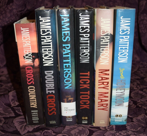 LOT OF 6 JAMES PATTERSON Alex Cross Detective Hardcover With Dust ...