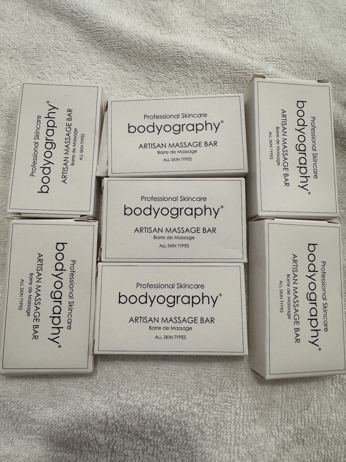 Bodyography Artisan Massage Soap Bars Lot of 8 Travel VEGAN Cruelty ...
