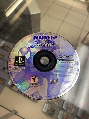 Marvel vs Capcom Clash of Super Heroes PlayStation 1 PS1 Fighting Game ...