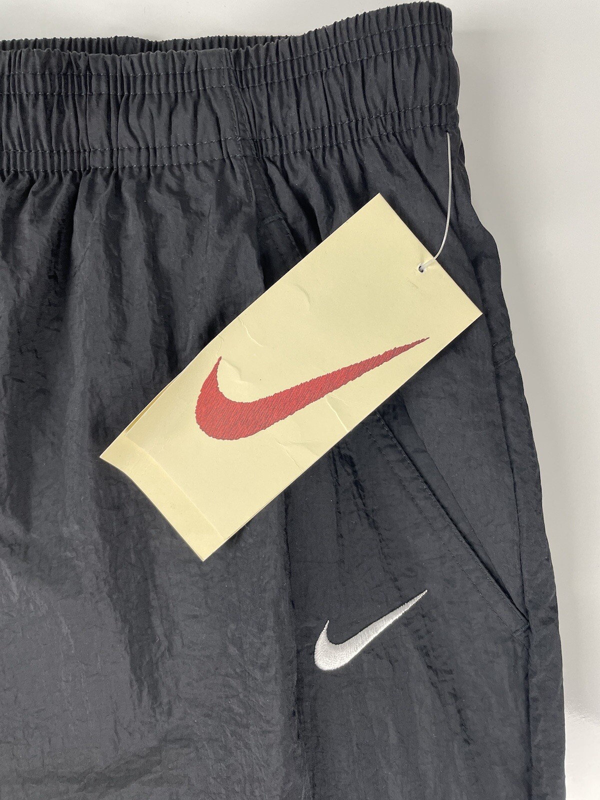 Vintage Nike Mens 90s Swishy Track Pants Black 110205-011 Size XXL NWT ...