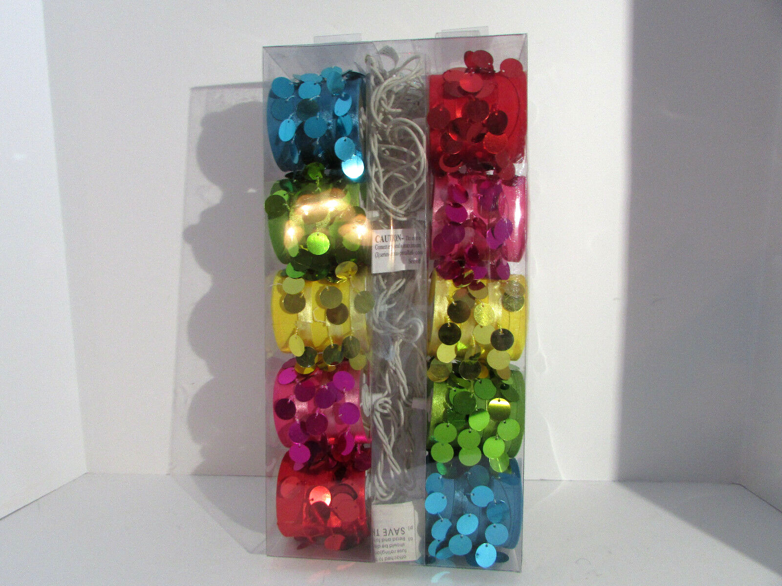 Party String Light Set Sequined Lampshade Tree Decor Holiday Patio ...