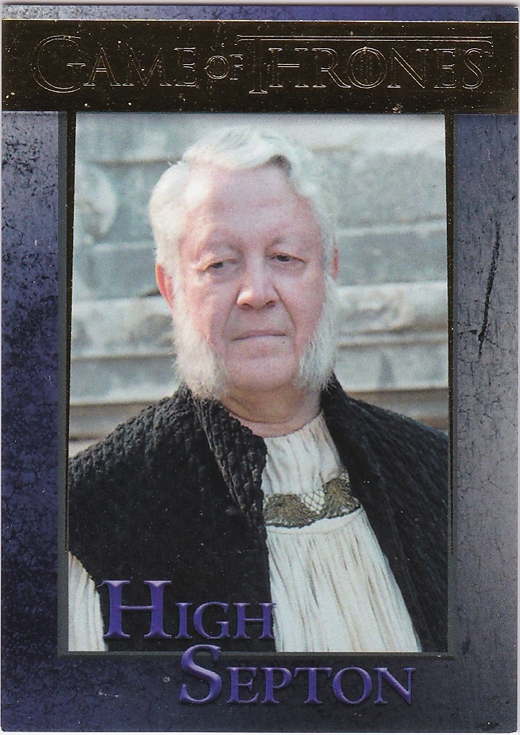 GAME OF THRONES SEASON 5 GOLD PARALLEL INSERT #77 HIGH SEPTON 101/150 ...