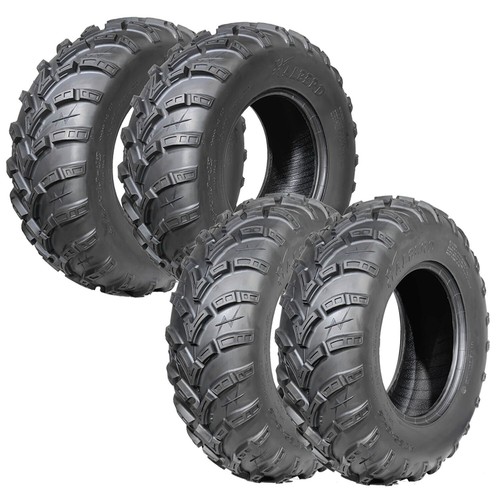 Set 4 25X8-12 25X10-12 ATV Tires 6Ply Mud UTV 25X8X12 25X10X12 All ...