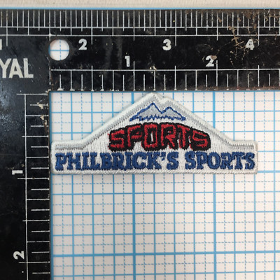 VINTAGE RARE PHILBRICK'S SPORTS SKI BOARD BIKE 2.5" IRON ON PATCH | eBay