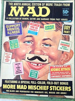 Mad Magazine Mad Mischief Stamps 9th annual 1970s 082017nonrh3 | eBay