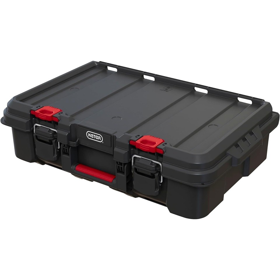 Tool Case Technician Storage Box Portable Lockable Organiser 26L Carry ...
